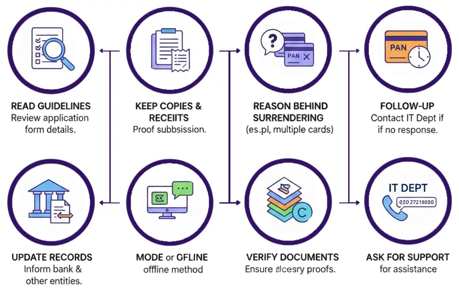 How to Surrender PAN Card or Cancel PAN Card Online & Offline